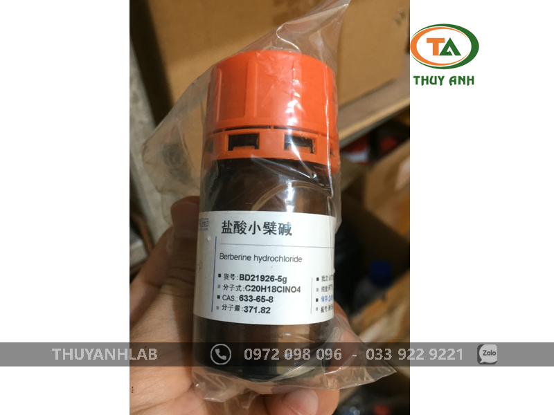 Hóa chất Berberine chloride form - ThuyAnh Lab